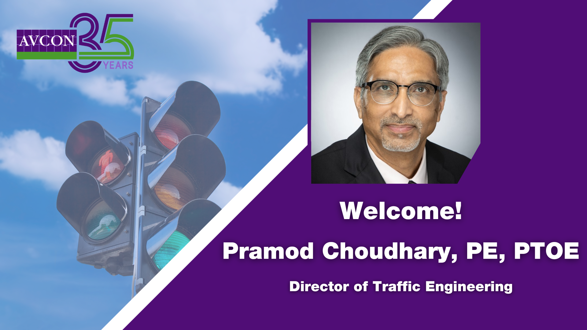 AVCON Welcomes Pramod Choudhary, PE, PTOE as Director of Traffic ...