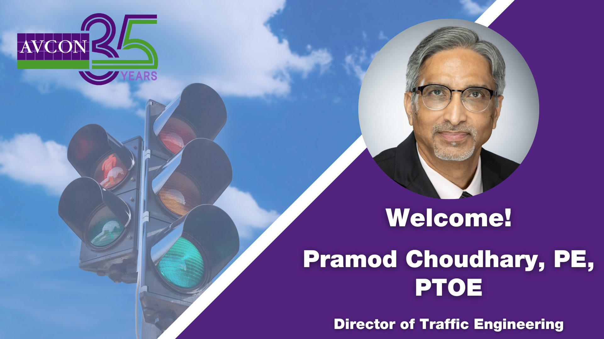 AVCON Welcomes Pramod Choudhary, PE, PTOE as Director of Traffic ...